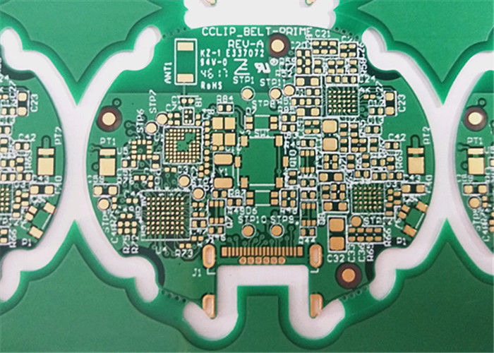 FR4 HDI PCB Printed Circuit Boards 6 Layers Green Soldermask 1.6MM Board Thickness